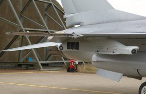 New advanced pylons for US Air National Guard F-16 fighter aircraft ...
